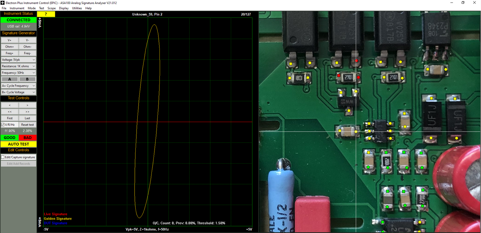 ASA100 Analog Signature Analyser – Electron Plus